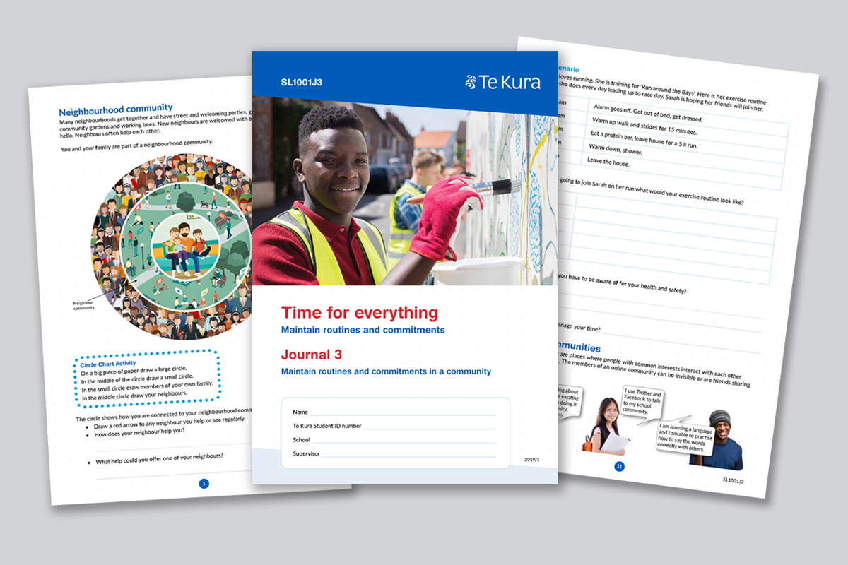 Learning Resource Te Kura SL series of booklets and educational collateral